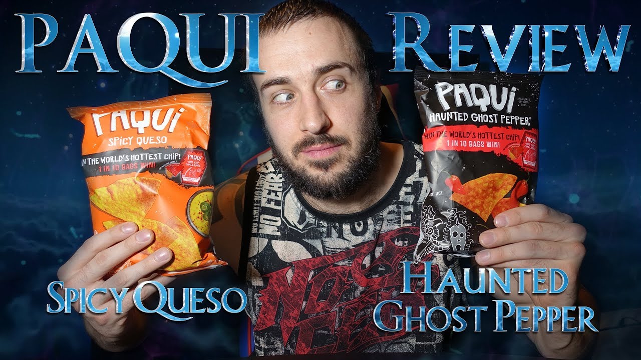 Paqui Spicy Queso Haunted Ghost Pepper Tortilla Chip Review - YouTube