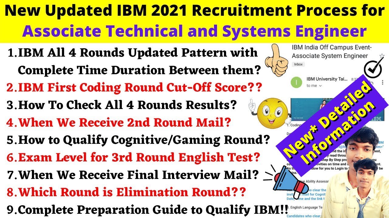 🔴Latest Updated, IBM 2021 Complete Recruitment Process for Associate ...