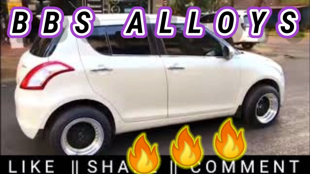 MODIFIED 2nd GEN SWIFT WITH 15 INCHES DEEP DISH ALLOYS (BBS STYLE ...