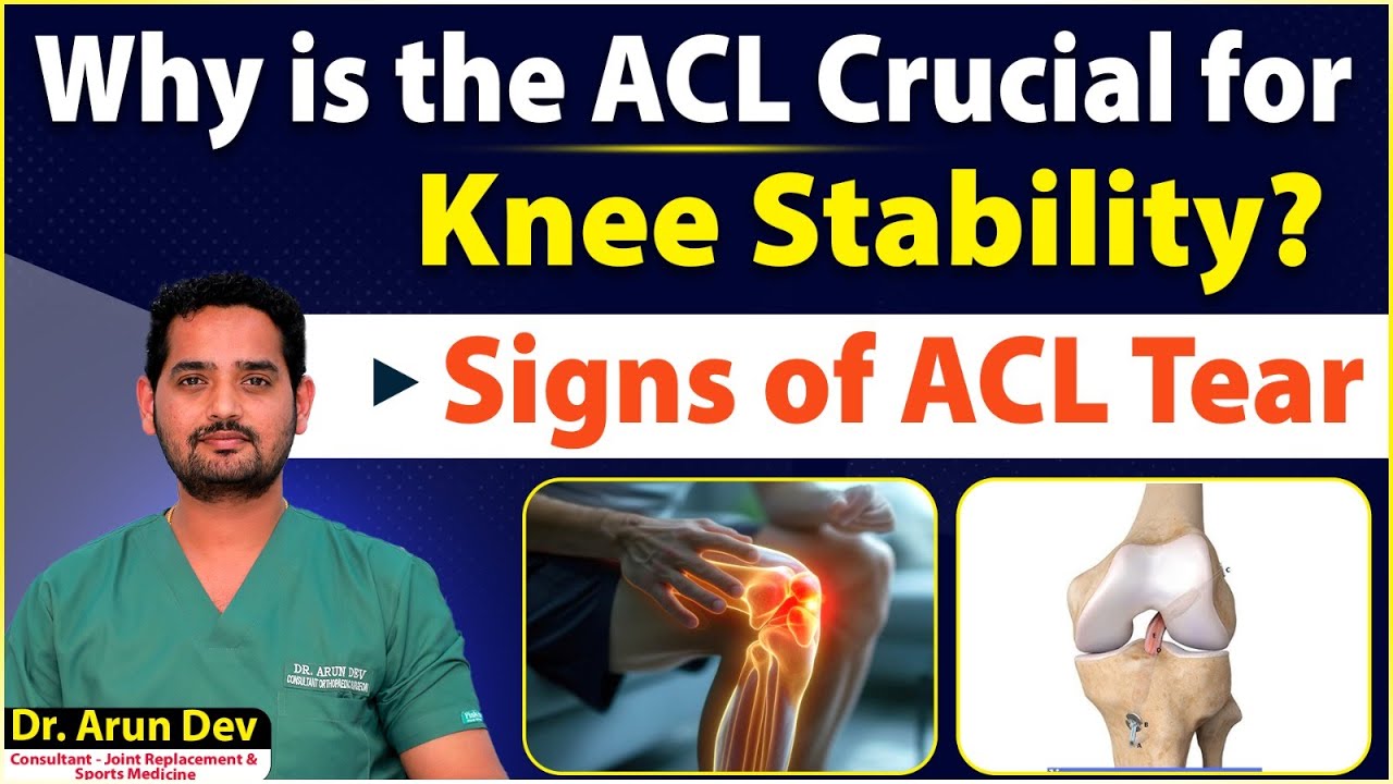 Why is the ACL Crucial for Knee Stability? || Signs of ACL Injury ...