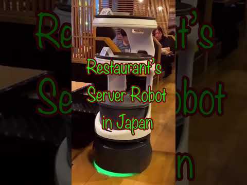 Restaurant’s Server Robot in Japan #shorts - YouTube