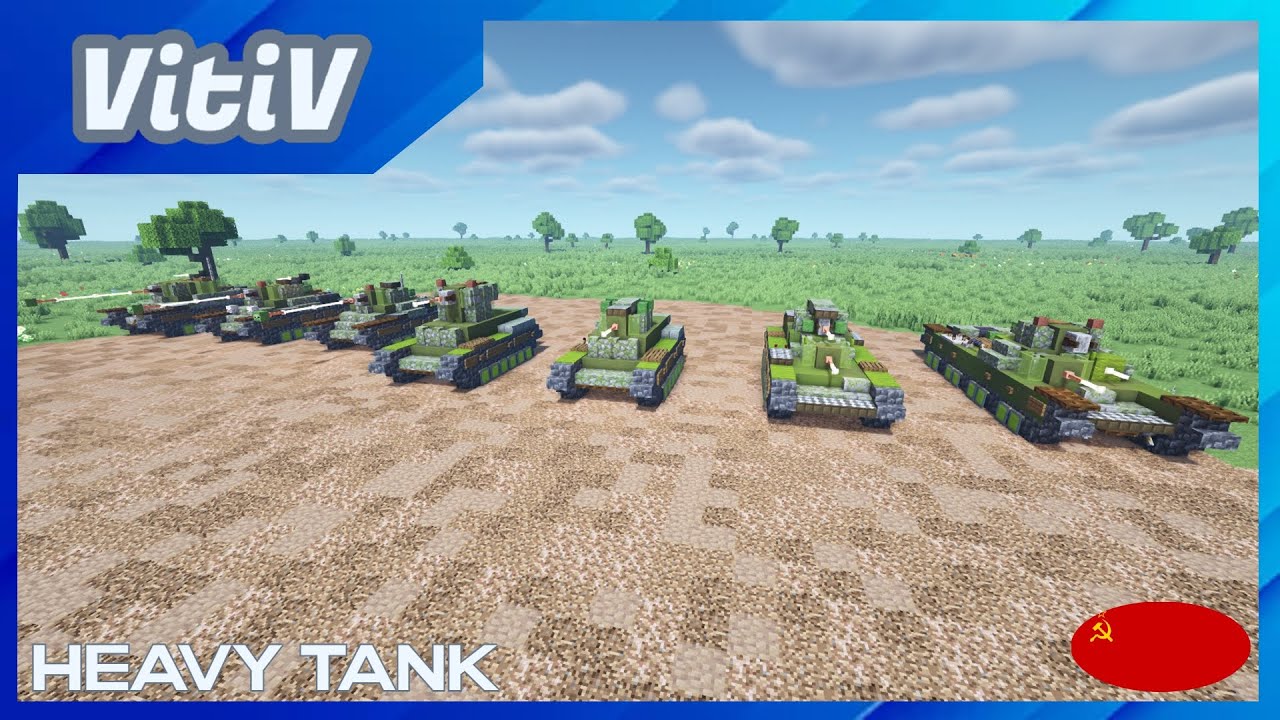 Soviet Heavy Tanks - Minecraft - YouTube
