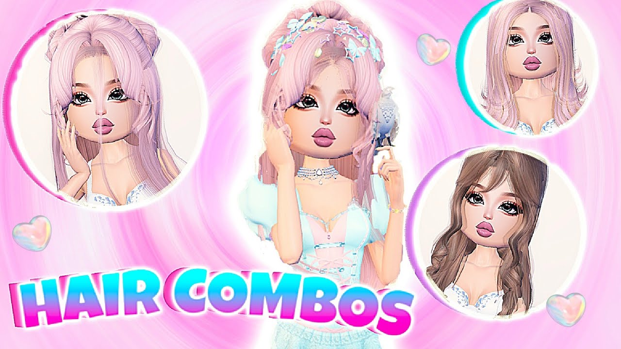 *TOP 3* HAIR COMBOS THAT YOU MUST TRY IN DRESS TO IMPRESS! - YouTube