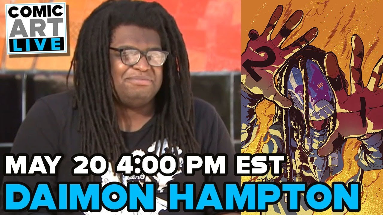 Comic Art LIVE Spring 2023 Panel - Daimon Hampton and Denys Cowan - YouTube