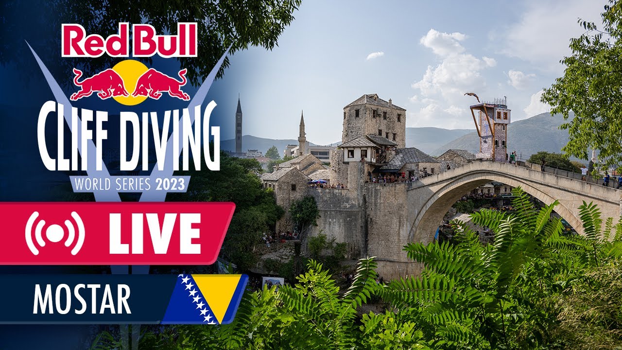 Diving off the famous Mostar Bridge, Bosnia and Herzegovina |Red Bull ...
