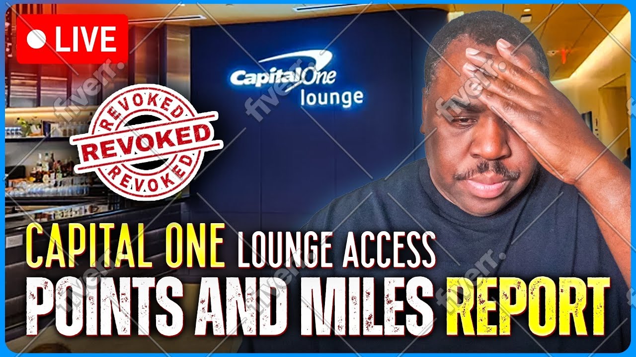 Capital One Lounge Access REVOKED; Flying Blue Promo Rewards - YouTube