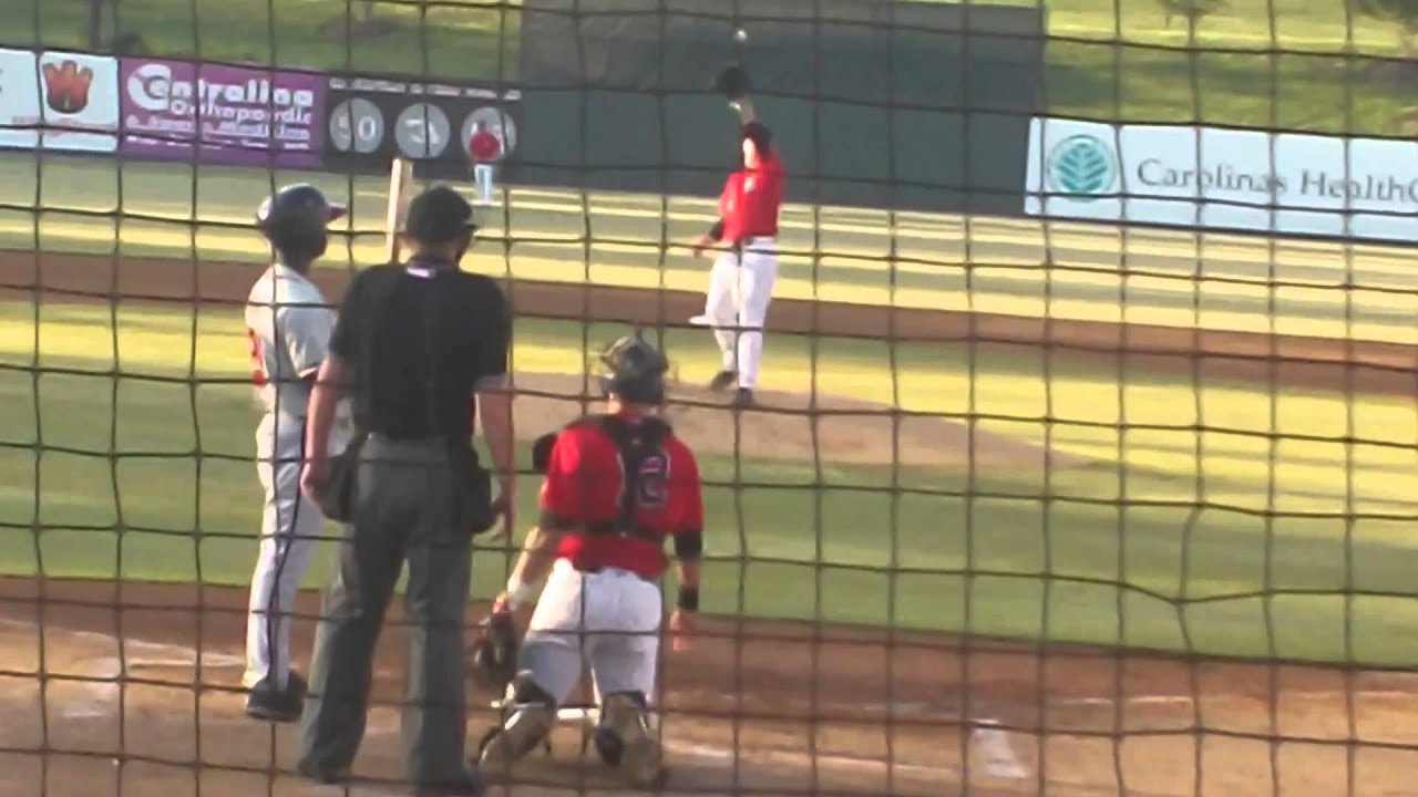 Kannapolis RHP Mike Recchia vs. Rome RF Felix Marte, 6.15.13 - YouTube