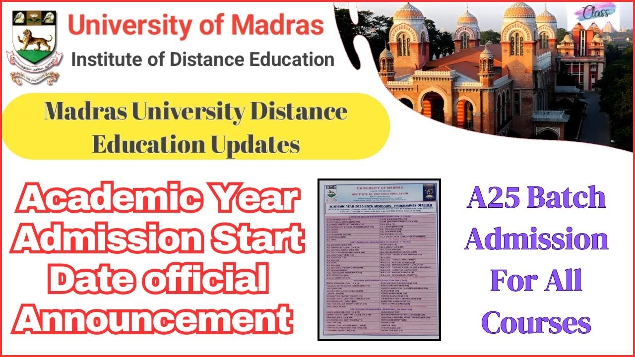 Academic Year Admission Date Official Information | A25 Batch Admission ...