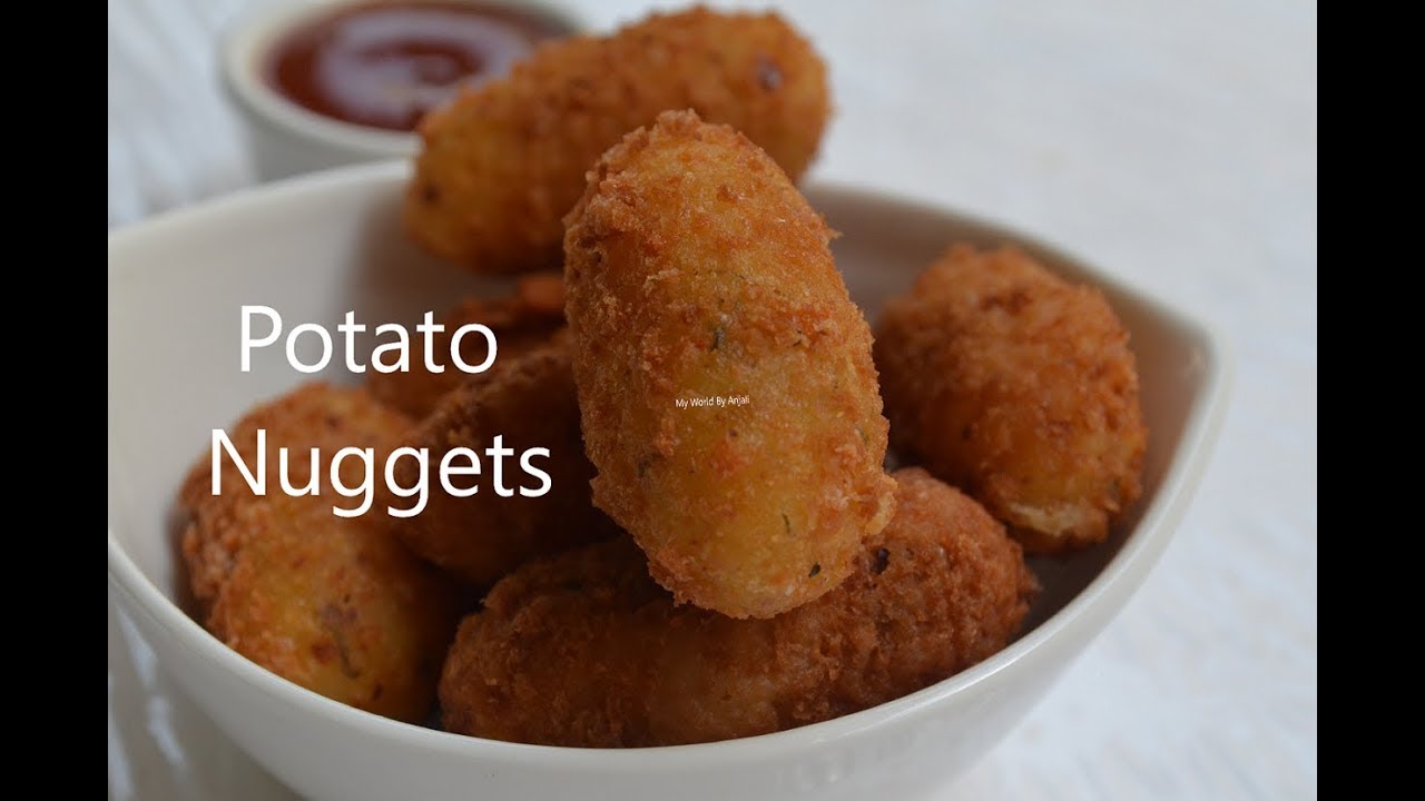 Easy & Crispy Potato Nuggets II Easy Snack Recipe II Tiffin Box Recipe ...