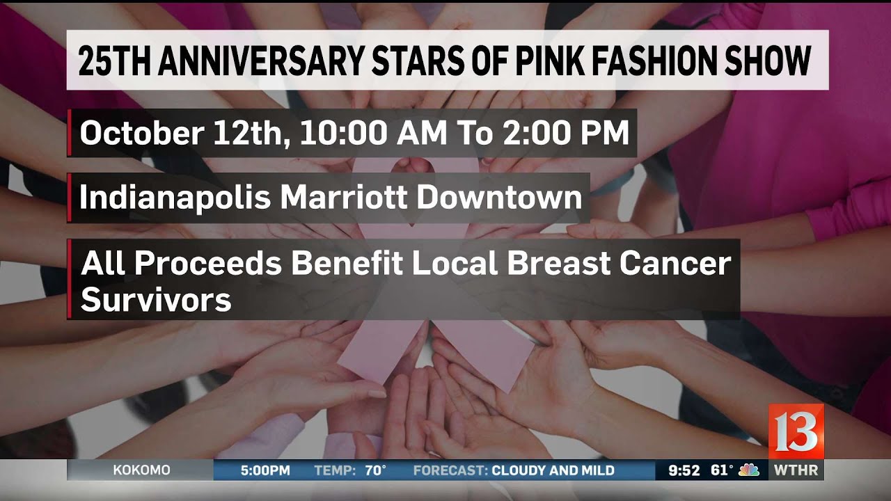 Stars of Pink breast cancer fashion show - YouTube