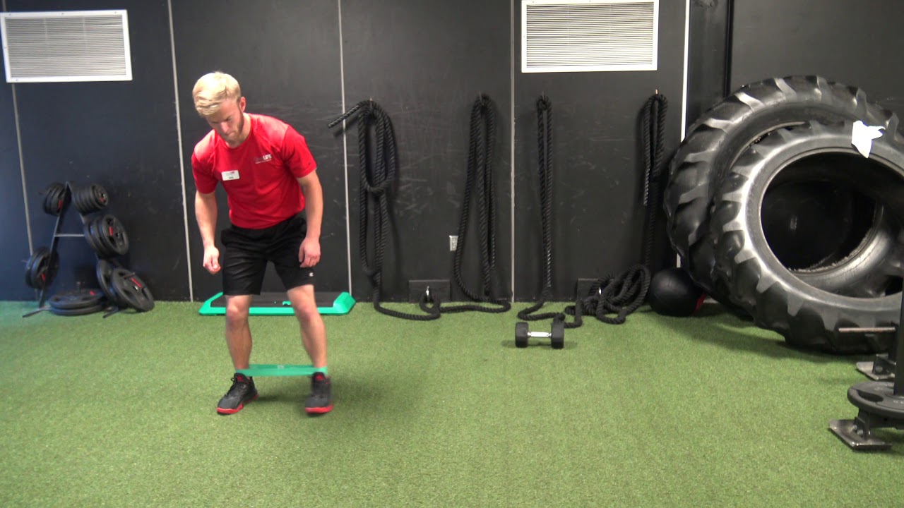 Lateral Band Walks - YouTube