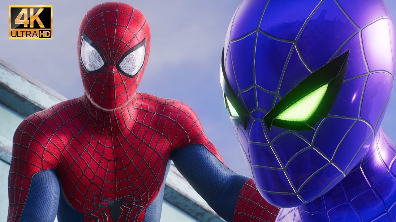 TASM 2 Suit & The Prowler Fighting Hunters (NG+) - Marvel’s Spider-Man ...