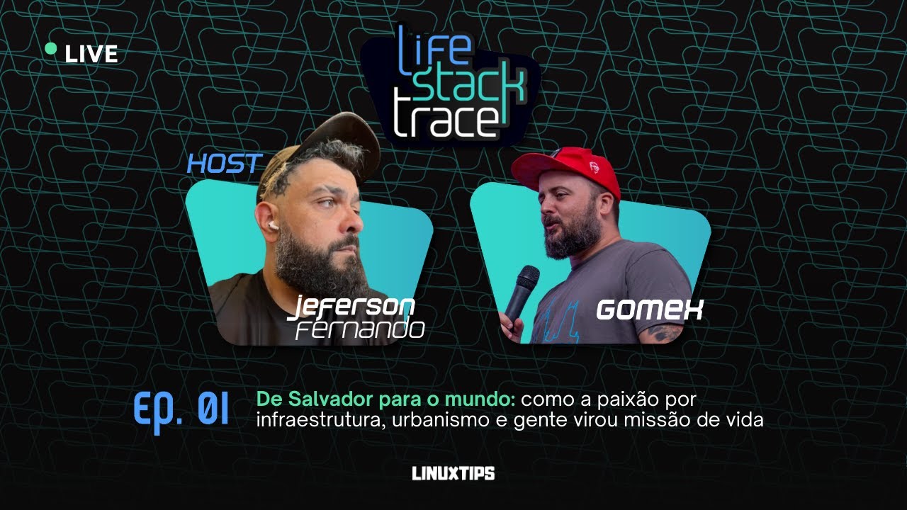 LIVE - Rafael Brito Gomes, o Gomex no Life Stacktrace! - YouTube