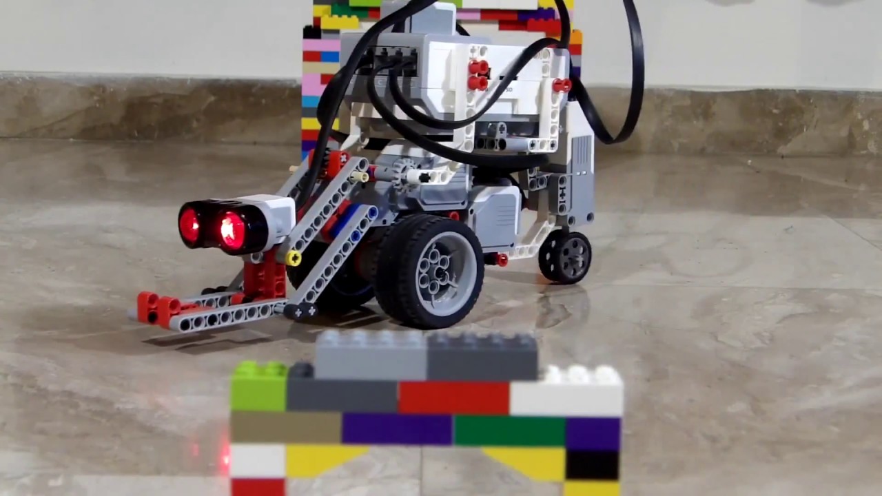 Mindstorms EV3 - Medium Motor Steered Robotic Forklift - YouTube