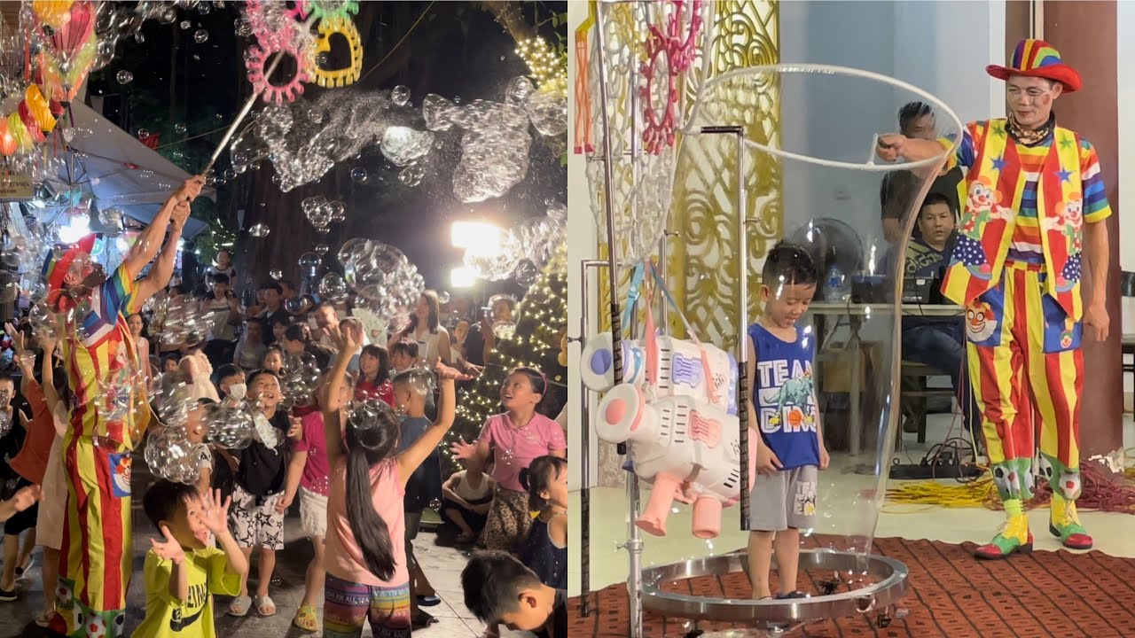 Street Bubble Circus | Walking Street of Hoan Kiem Lake Hanoi #haa ...