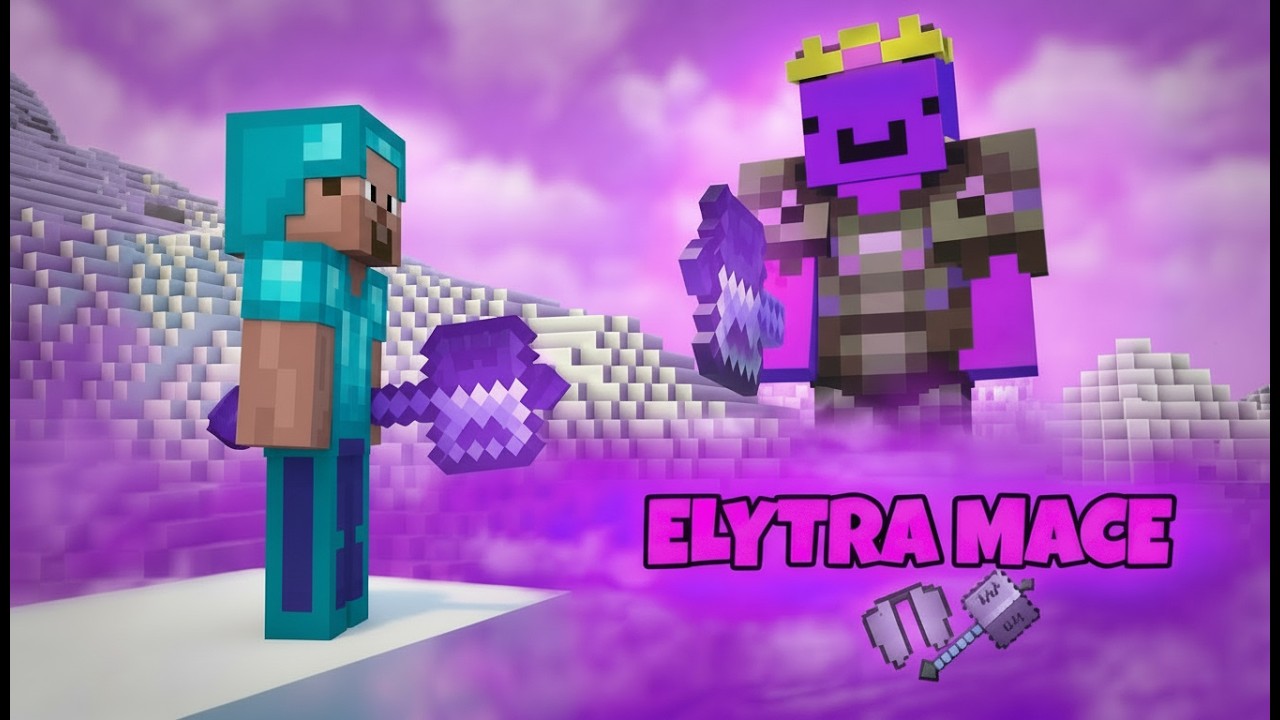 EASY ELYTRA MACE GUIDE || HOW TO ELYTRA MACE - YouTube
