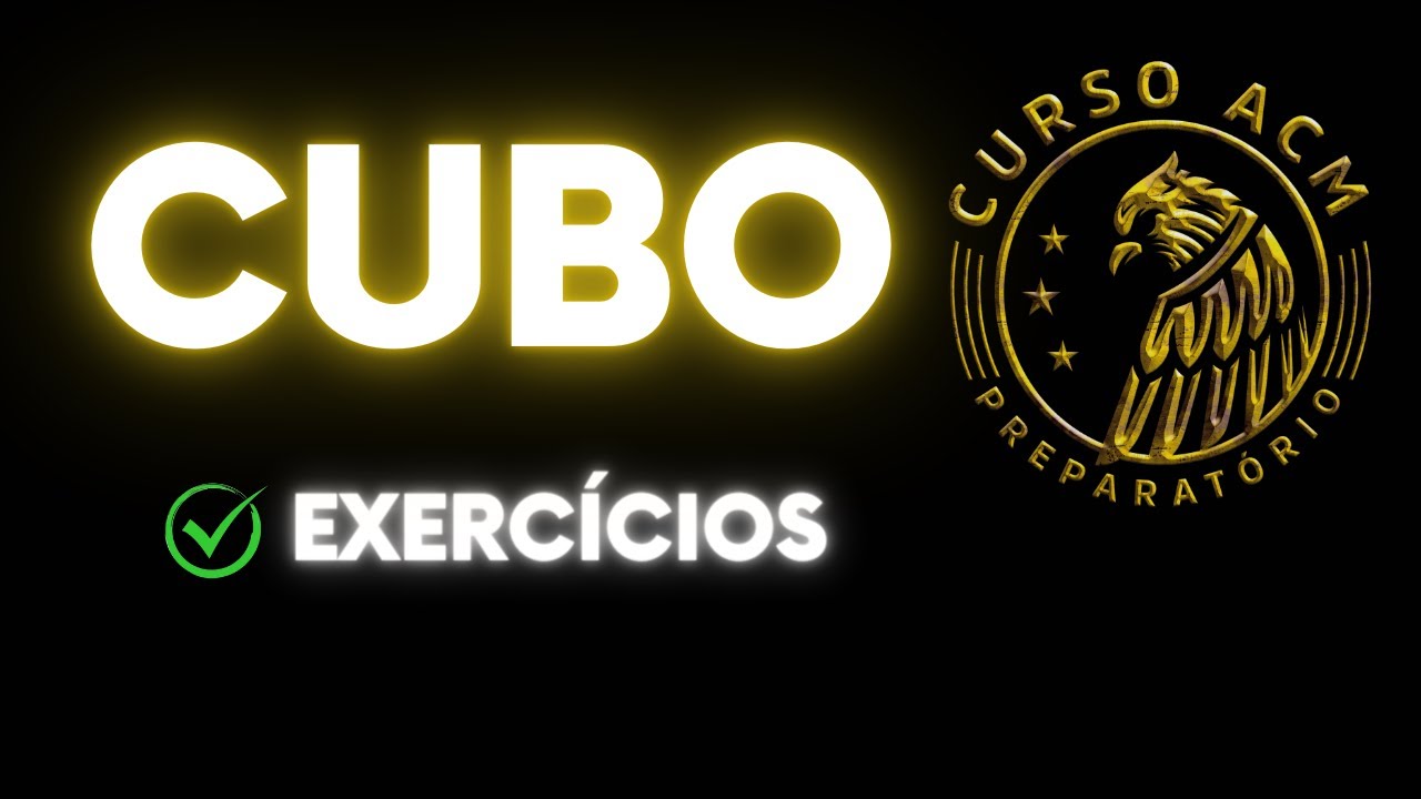 [SÓLIDOS GEOMÉTRICOS] CUBO | exercícios - YouTube
