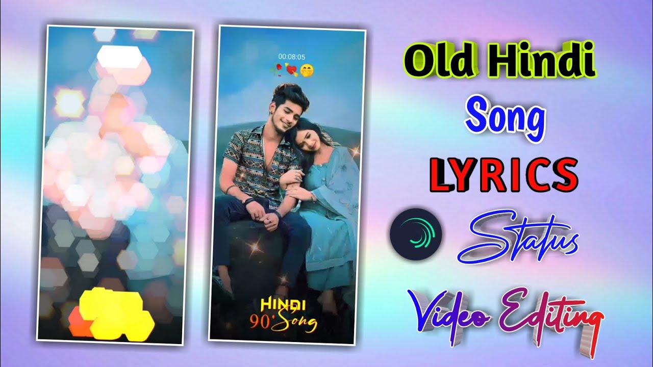 Aaya Aaya Re Aaya Yaar 💕90s Hindi Song || Lyrics Status Video Editing ...