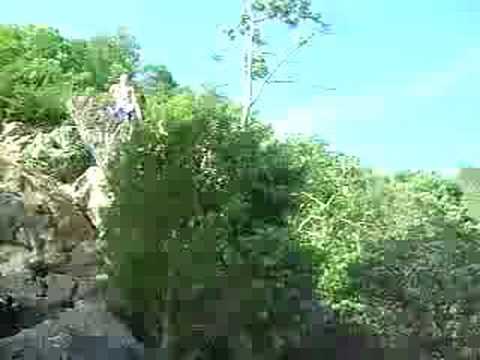 30 foot cliff dive - YouTube