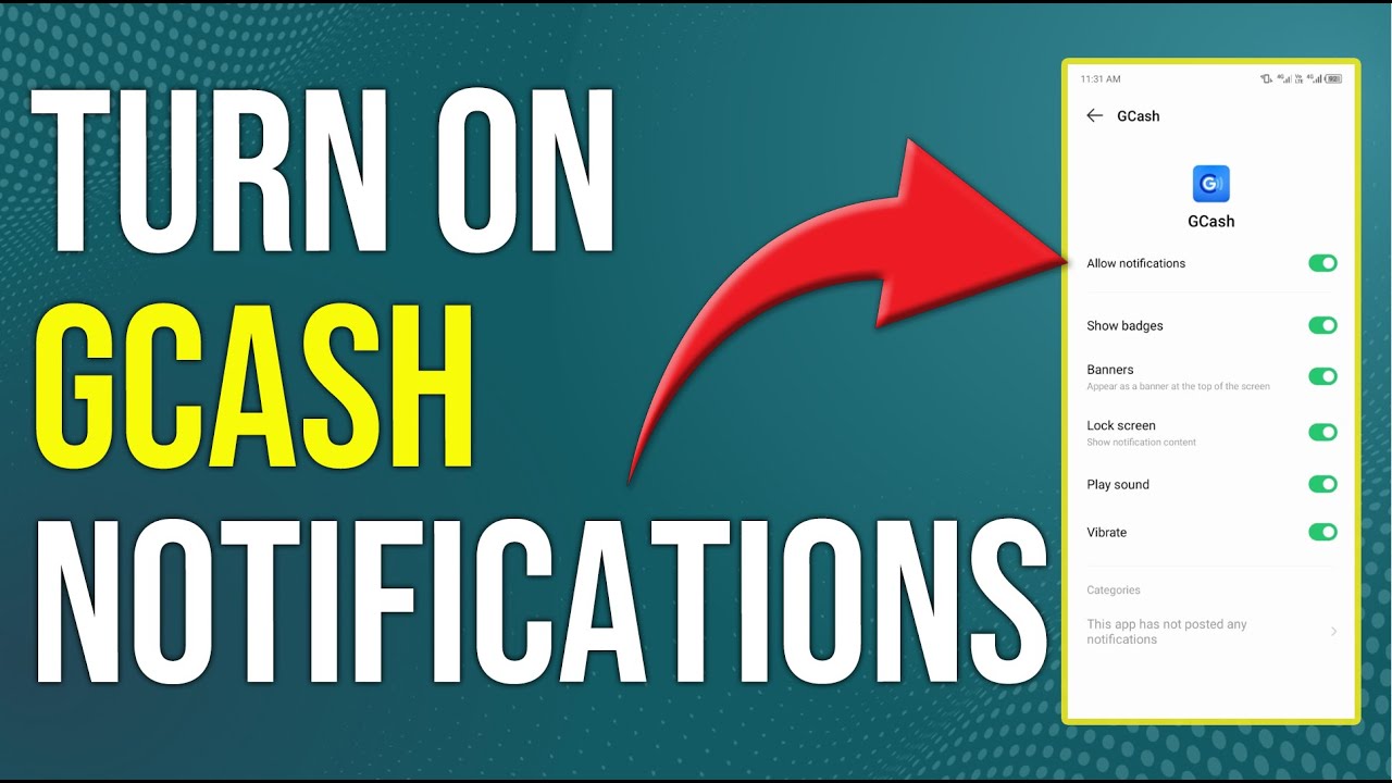 How To Turn On GCash Notifications (How To Enable GCash Notifications ...