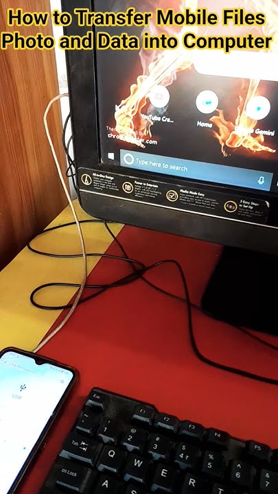 How to Transfer Mobile Files Photo and Data into Computer #connect #mobile #computer #mobiledata ...