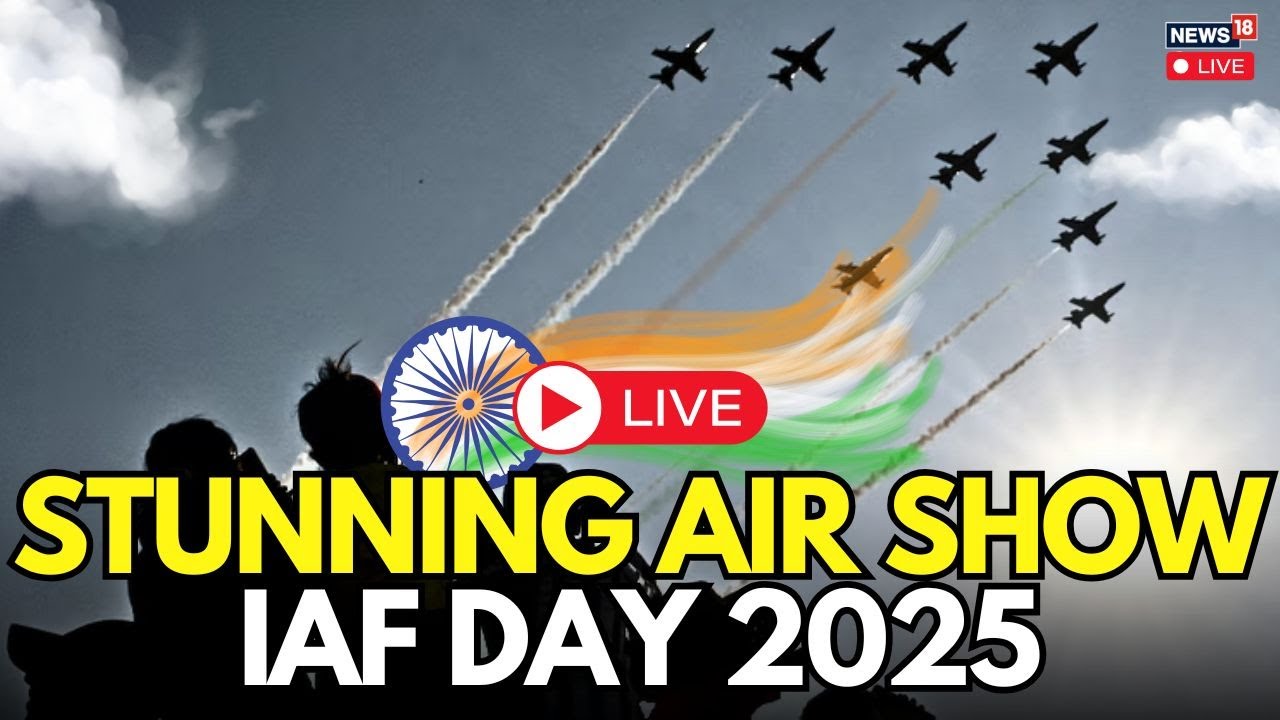 LIVE: Indian Air Force Day 2025 Celebration | IAF Day Parade & Air Show ...