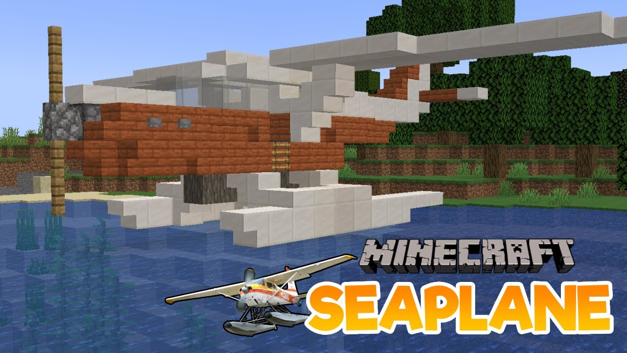 MINECRAFT SEAPLANE TUTORIAL | AIRY CRAFT - YouTube
