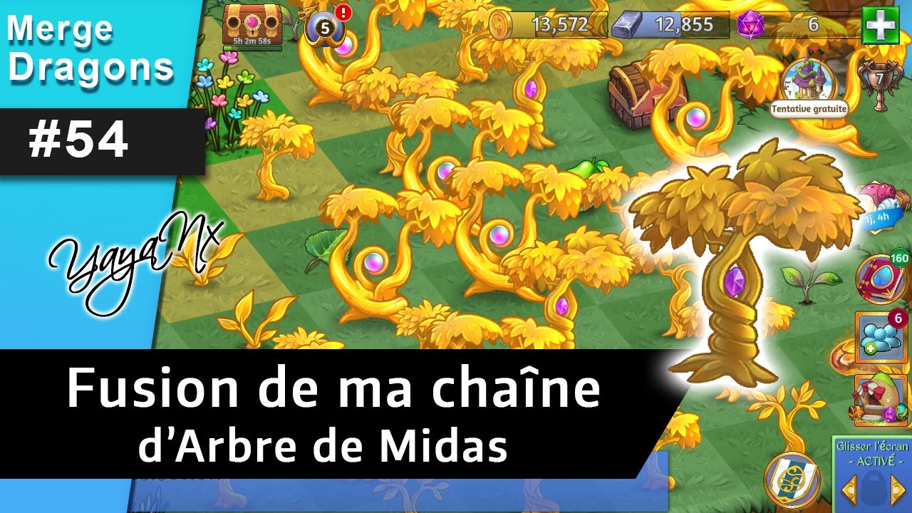 Merge Dragons FR - Fusions d'arbre de Midas !! [#55]🛎️⚜️🌳 - YouTube