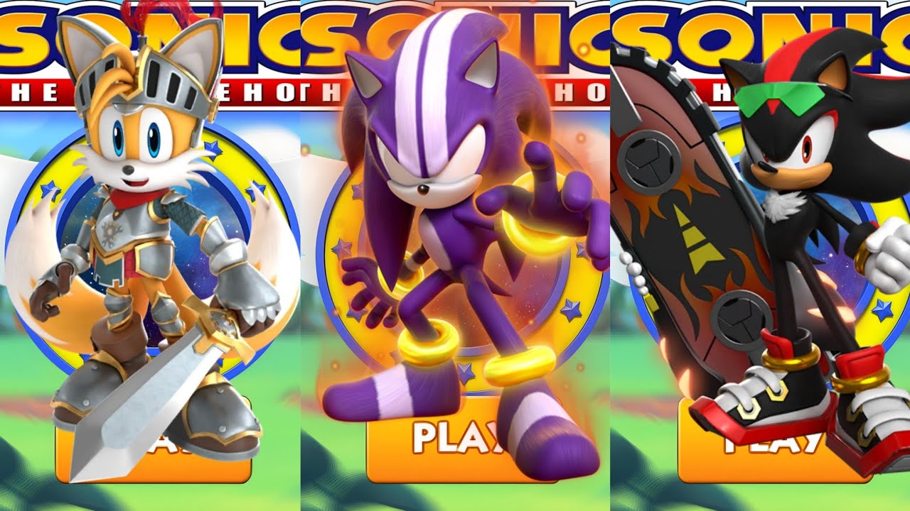 Sonic Dash - Valentine Rouge VS Darkspine VS Extreme Gear Shadow ...