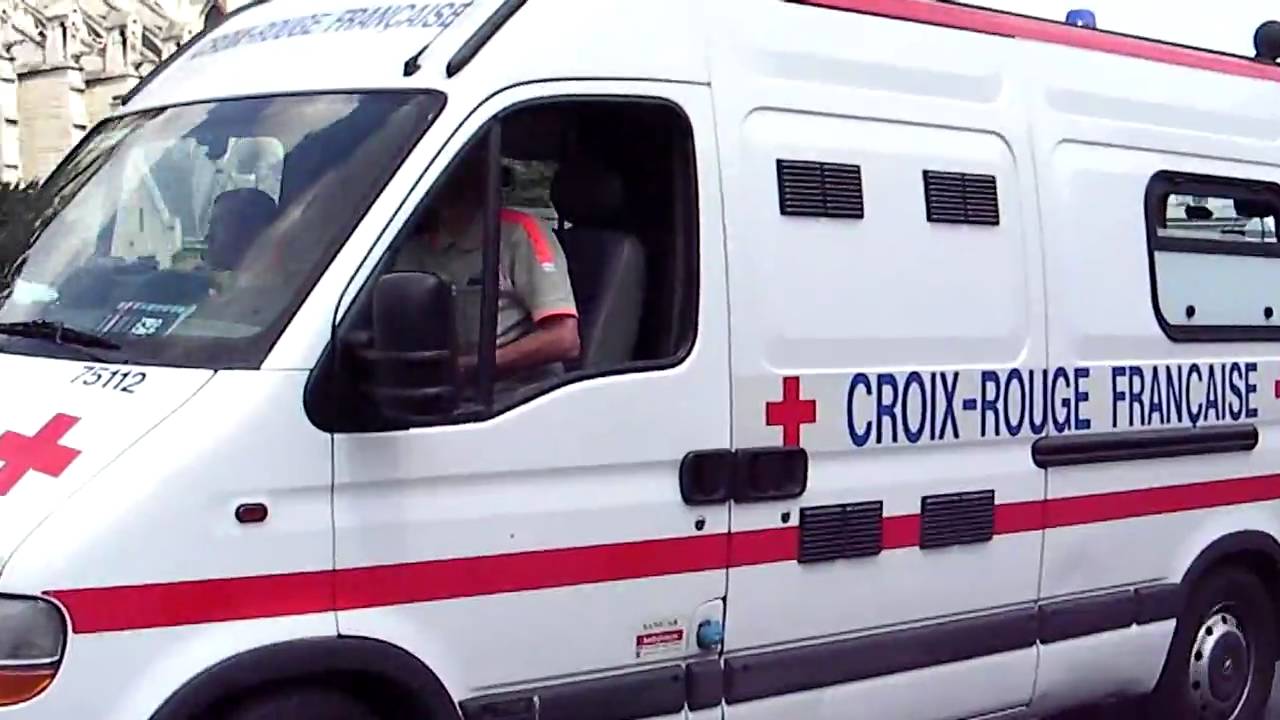 Ambulance French Red Cross, Croix Rouge Francaise Responding with ...