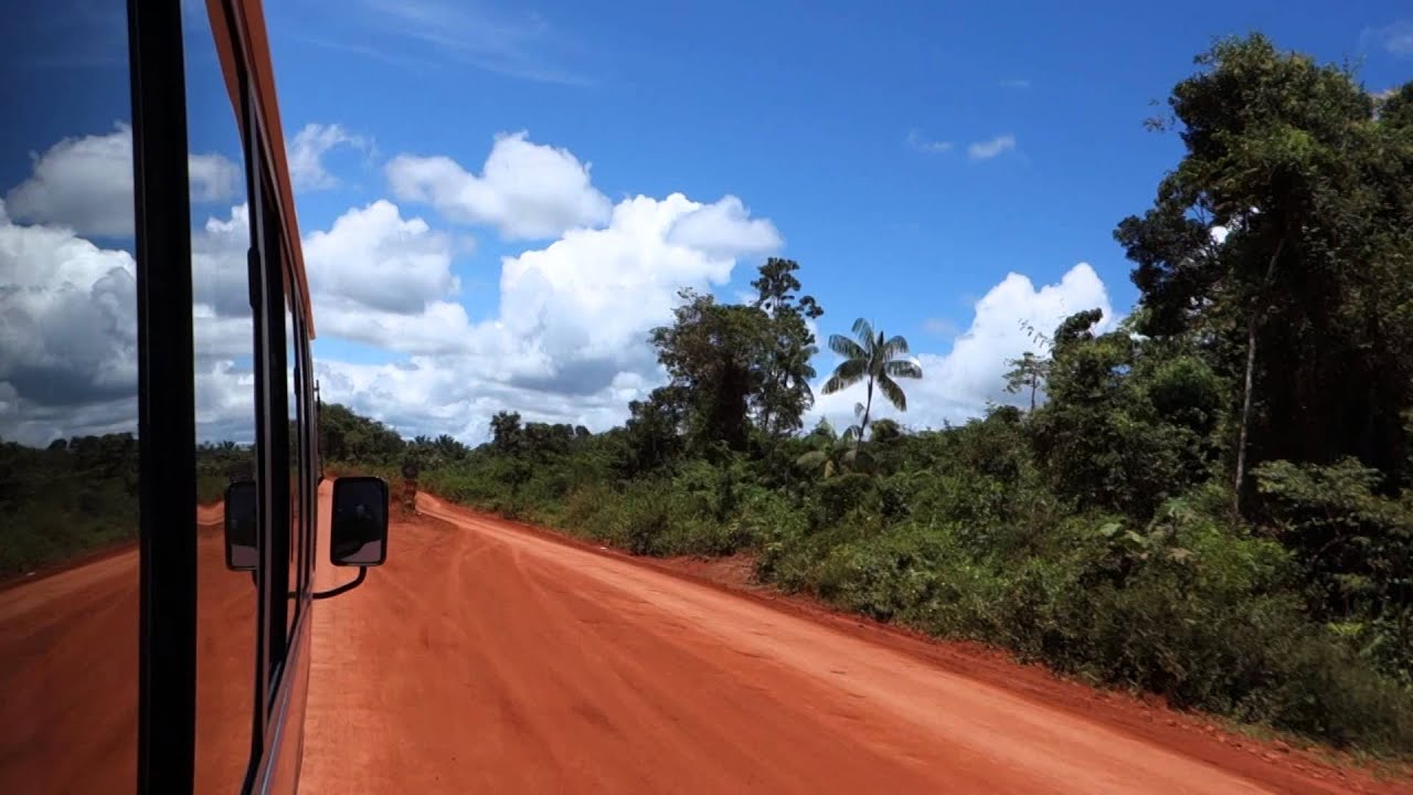Bus Paramaribo to Albina, Suriname 2 - YouTube