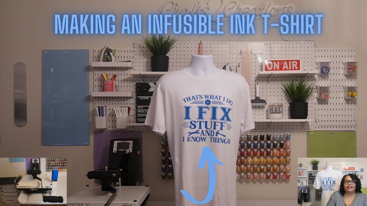 Let's Make an Infusible Ink T-Shirt Pt. 2 - YouTube