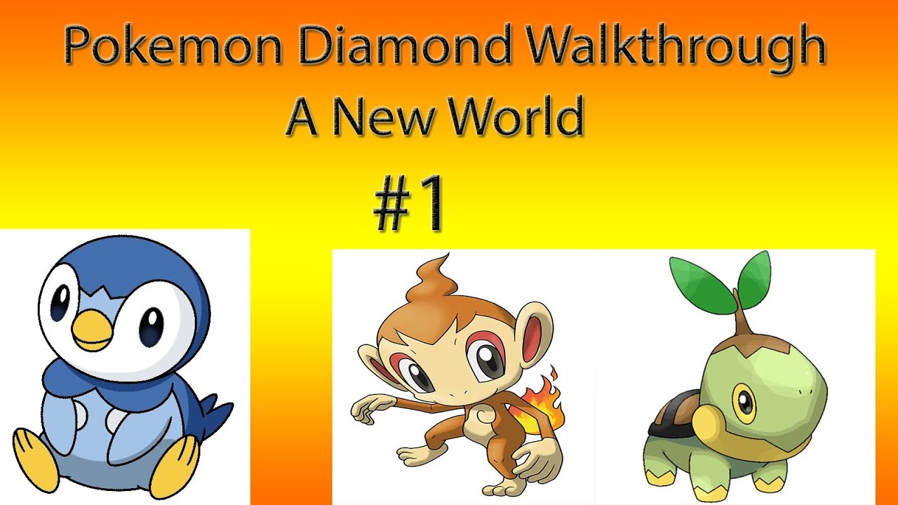 Pokemon Diamond Walkthrough w/David - Pokemon Diamond / Pearl ...