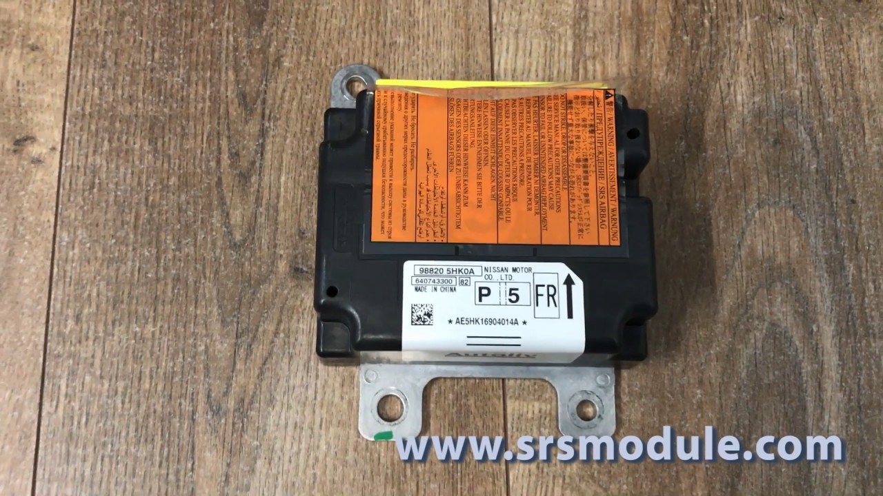 2017 Nissan Rogue SRSModule Reset Crash data removal 5HK0A - YouTube