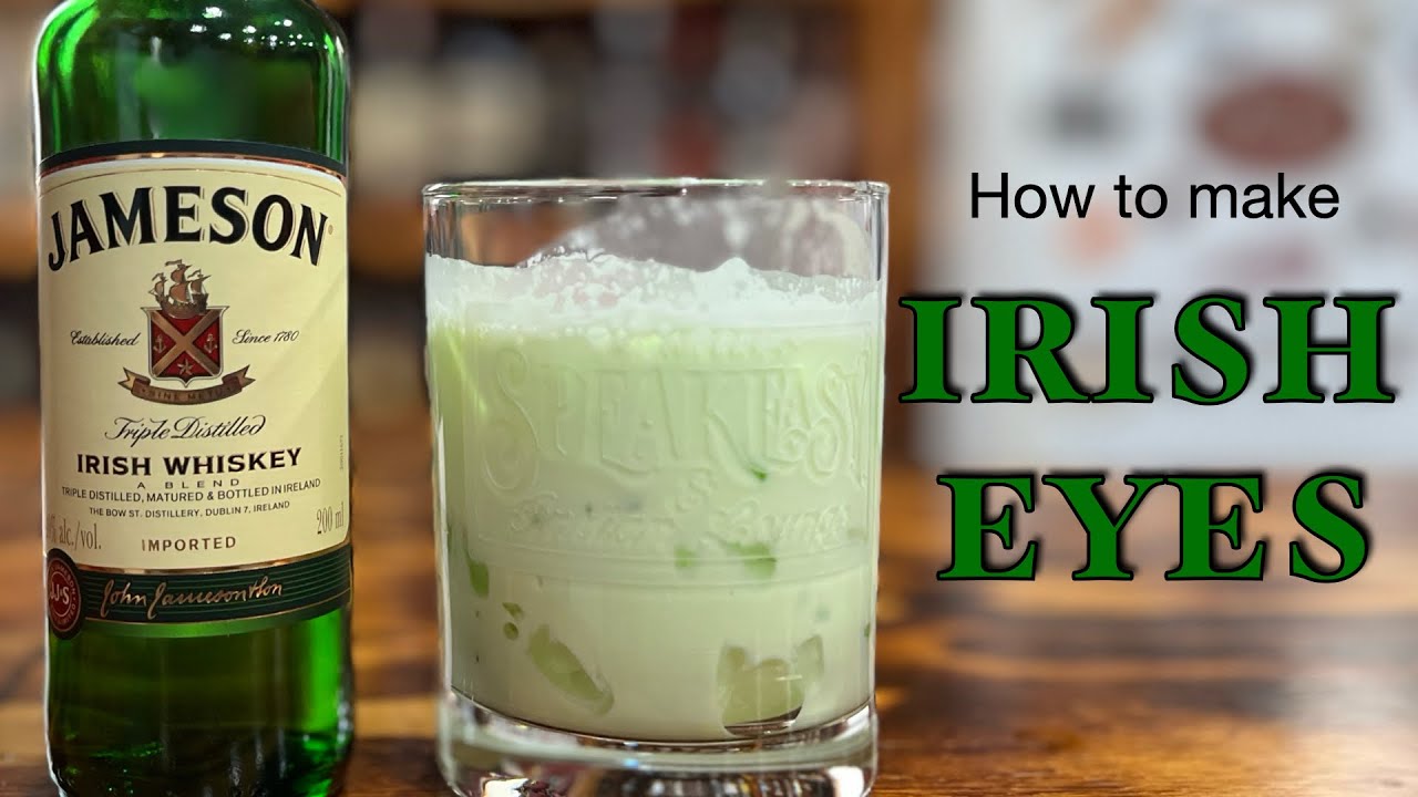 How to make an Irish Eyes Cocktail - YouTube