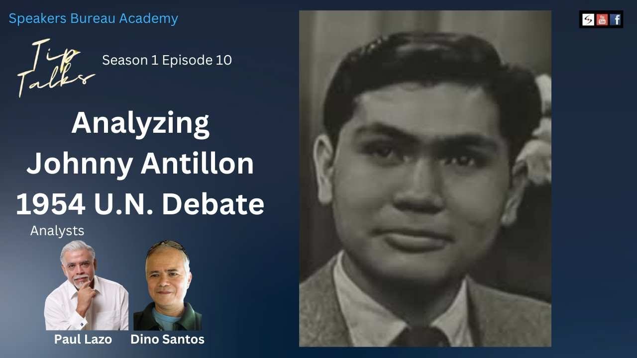 Analysis of Johnny Antillon 1954 debate at the UN - YouTube