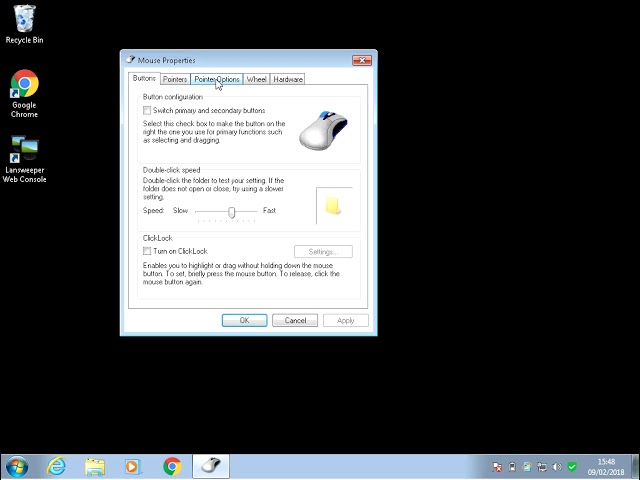 Windows 7 Mouse Acceleration