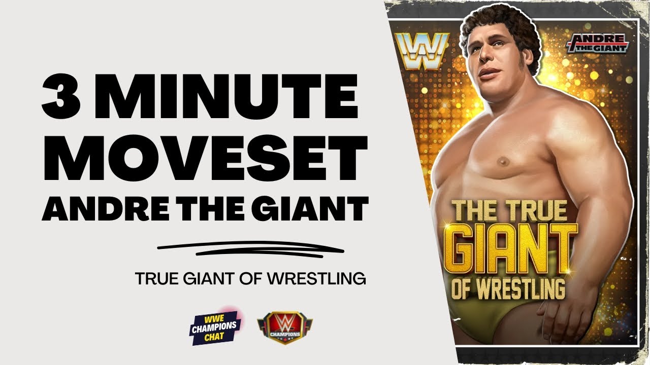 Andre The Giant "True Giant of Wrestling" | 3 Minute Movesets | # ...