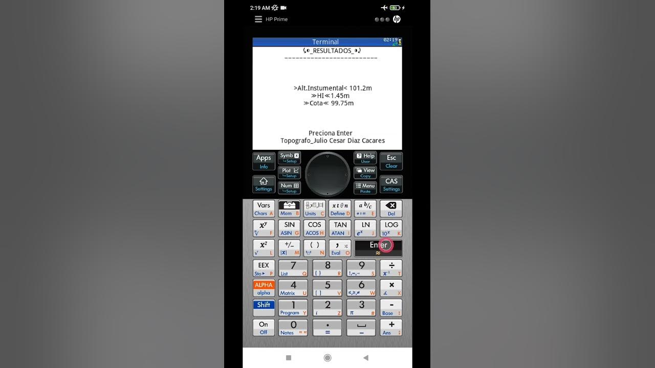 Incursionando Programación Hp Prime-Programa Nivelación Simple - YouTube