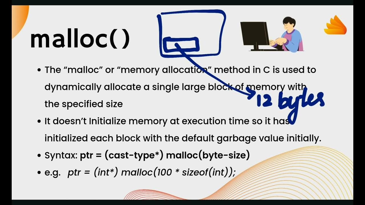 Dynamic Memory Allocation in C | malloc , calloc, realloc, free - YouTube