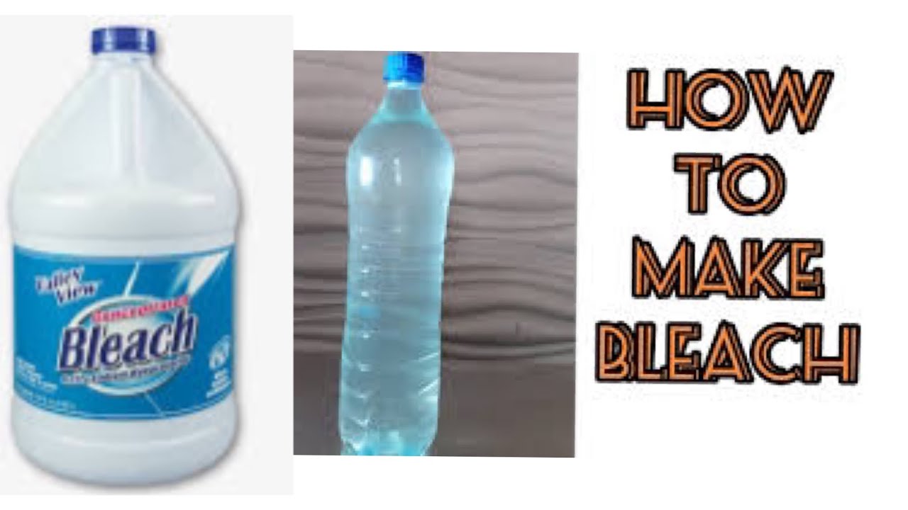 How to produce bleach at home/ easy method - YouTube