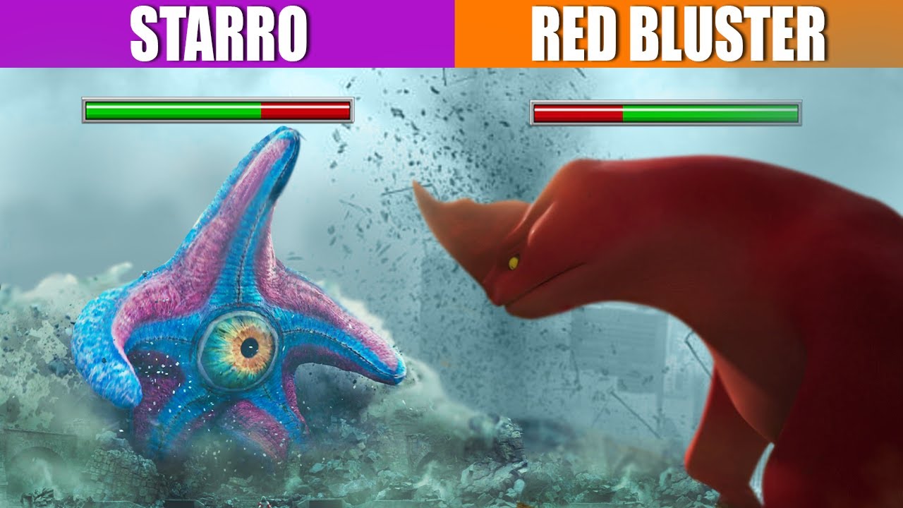 Starro vs Red Bluster (Sea Beast) With Healthbar | SPORE - YouTube