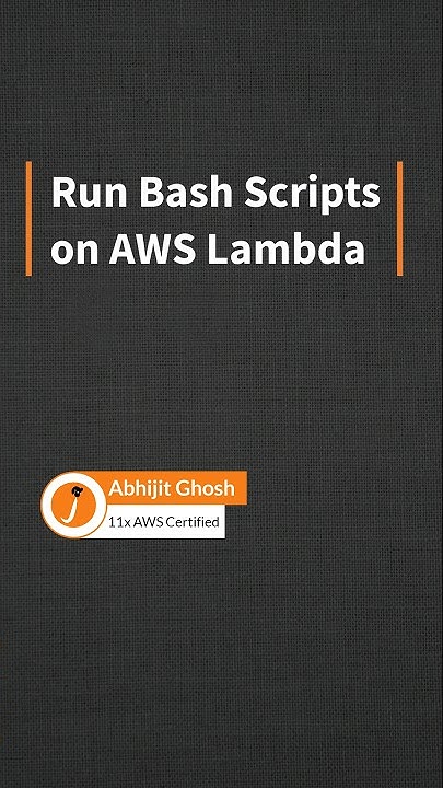 Run Bash Scripts on AWS Lambda | Create Lambda Function with a Custom Runtime - YouTube