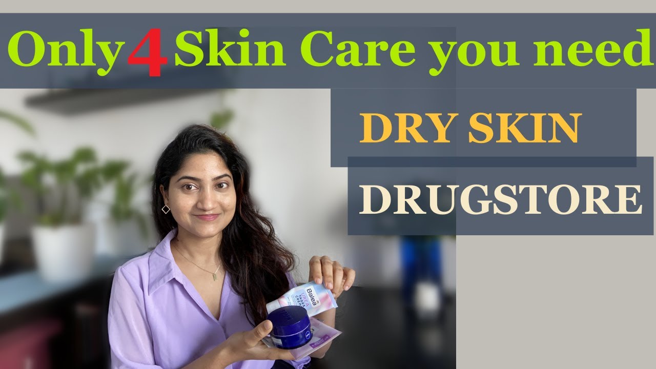 Only 4 SkinCare Products you need for DRY SKIN ┇DRUGSTORE┇ Hautpflege ...