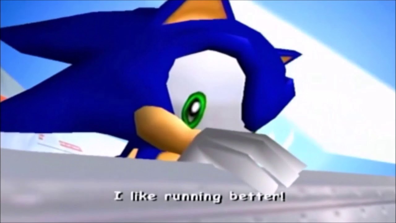 Sonic Saying "I like running better!" For 10 Minutes - YouTube