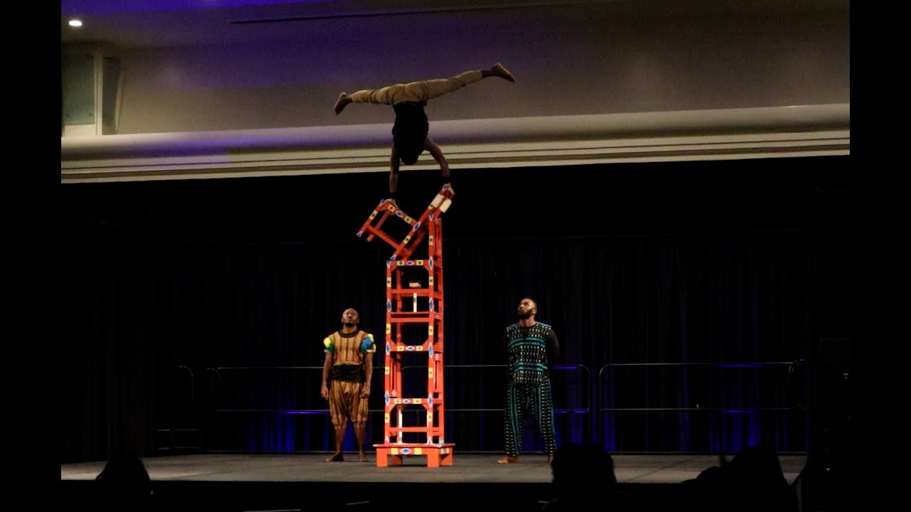 Flipping into Action: Zuzu African Acrobats display Tanzanian culture ...