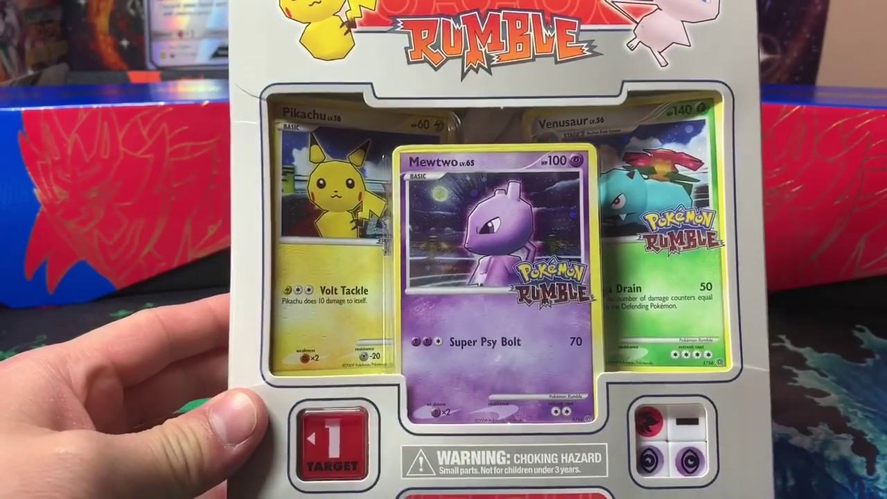 Unboxing a 2009 Pokémon Rumble box - YouTube