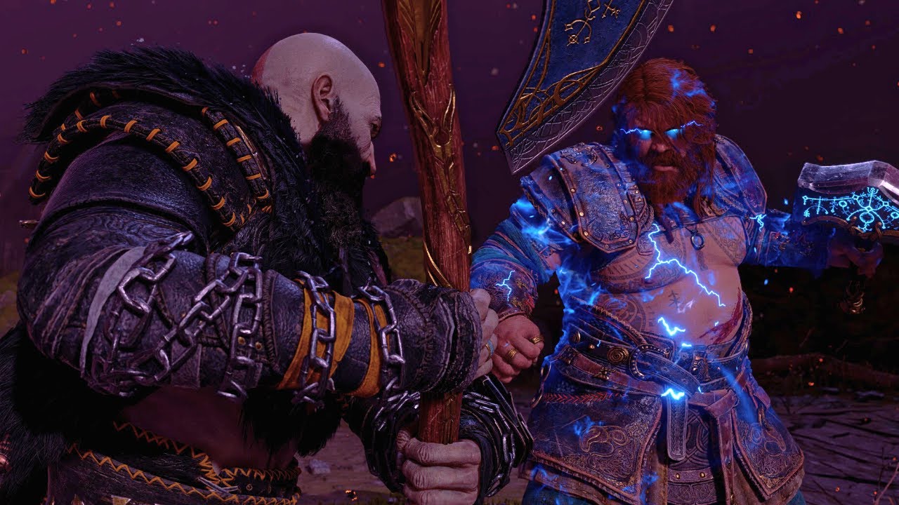 God of War Ragnarok - Thor GMGoW New Game Plus 2nd Boss Fight [4K PS5 ...