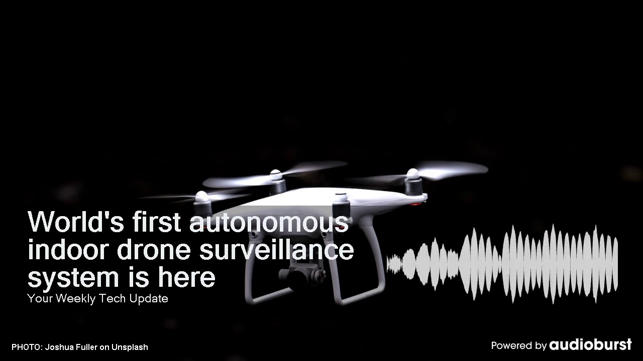 World's first autonomous indoor drone surveillance system is here - YouTube