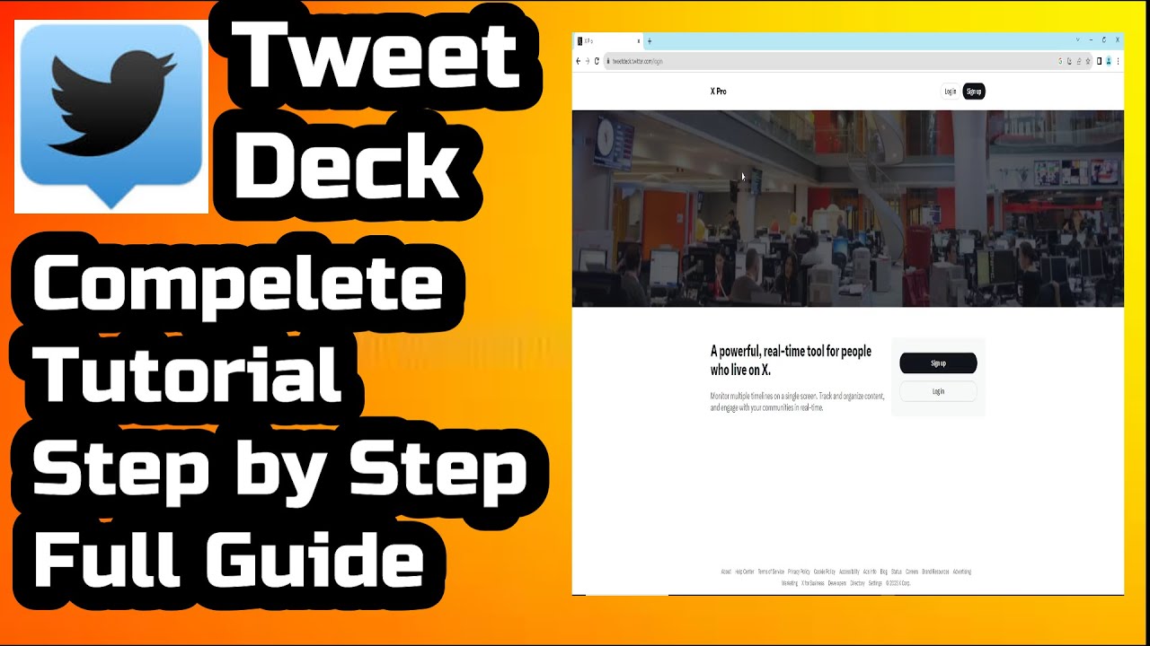 Tweetdeck Tutorial - How to Login and Use Tweetdeck - YouTube